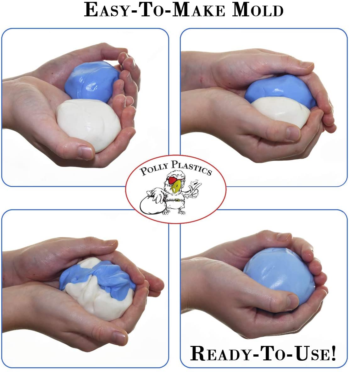 Polly plásticos – Canillera plástico y silicona molde Putty Kit. 10 oz ...