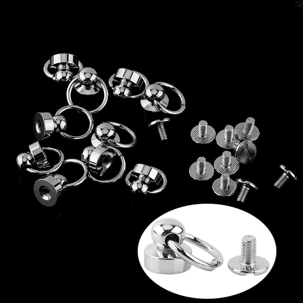 Tornillos de remache redondos con cabeza redonda, 10 piezas de remache ...